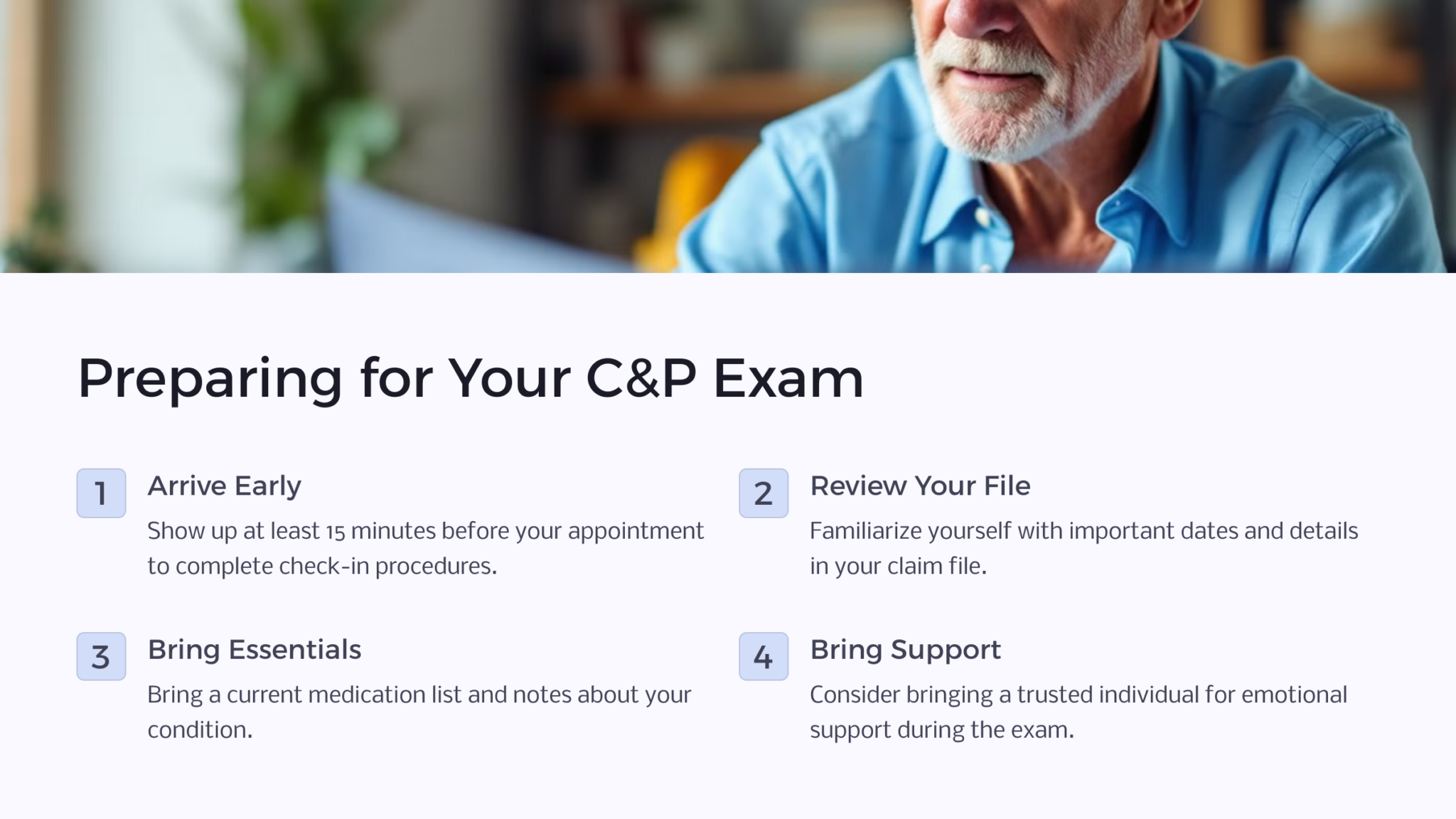 8 Things To Expect at Your C&P Exam