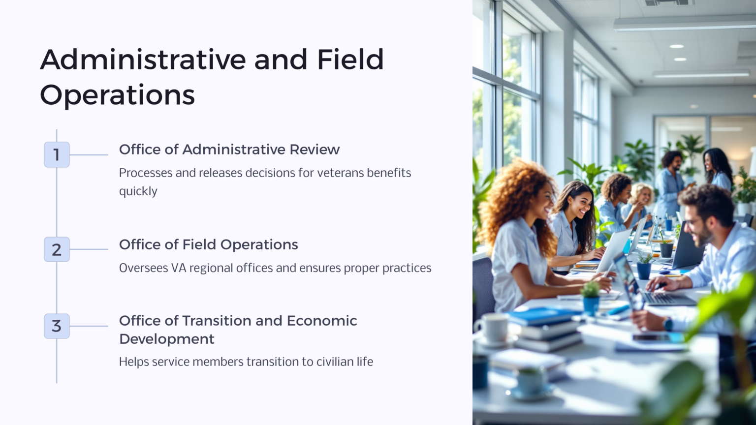 9 Major Programs of the Veterans Benefits Administration