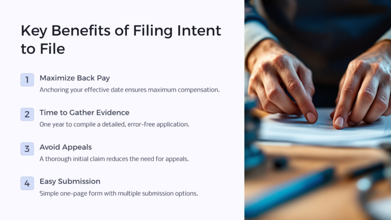 4 Benefits of the VA Intent To File