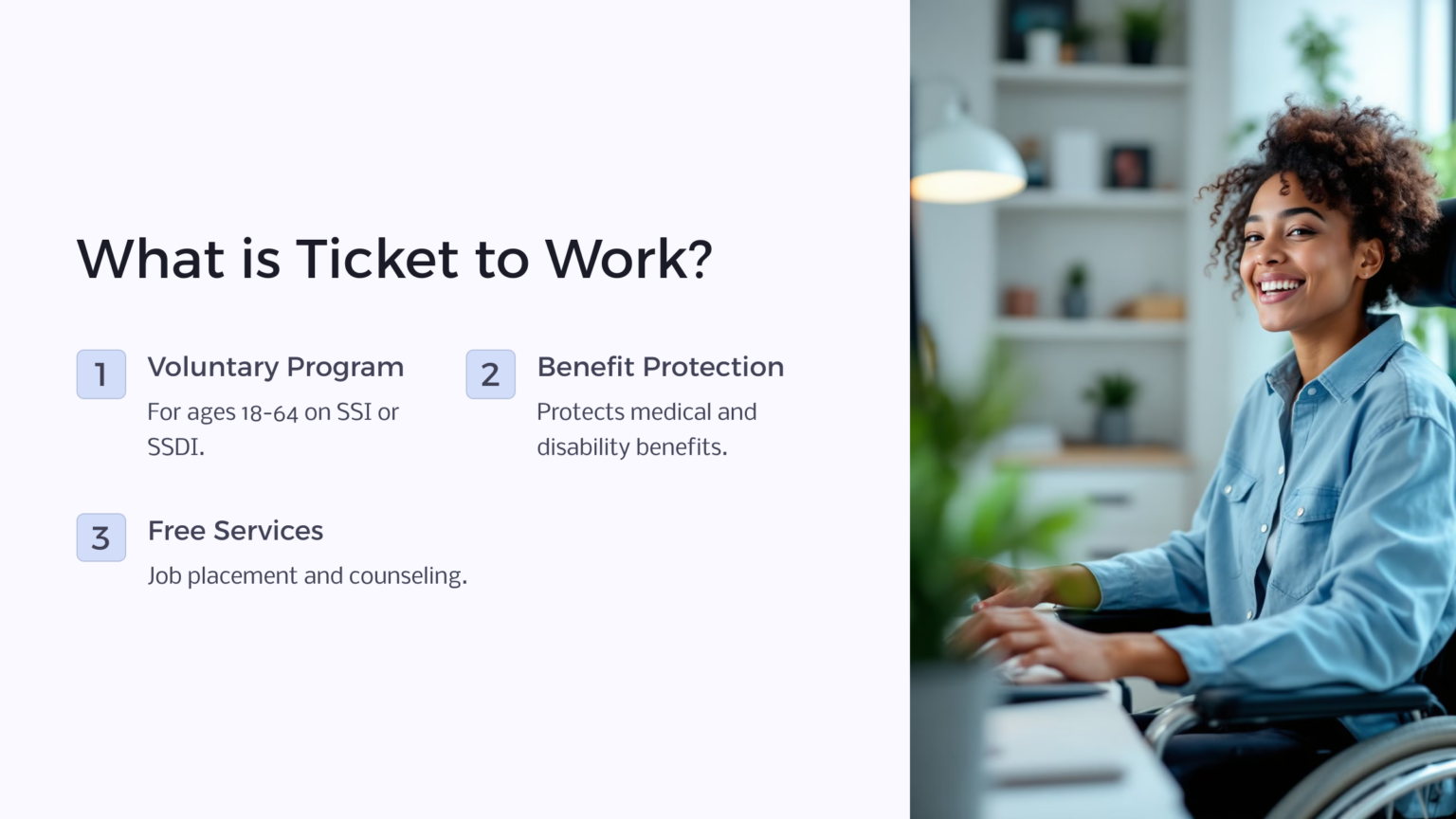What is the Ticket to Work Program?