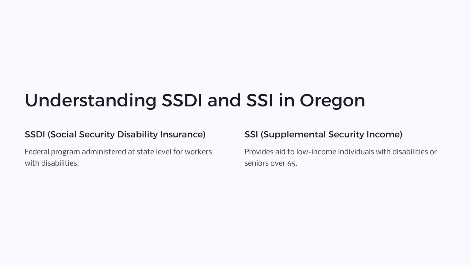 Guide To Oregon Disability Benefits