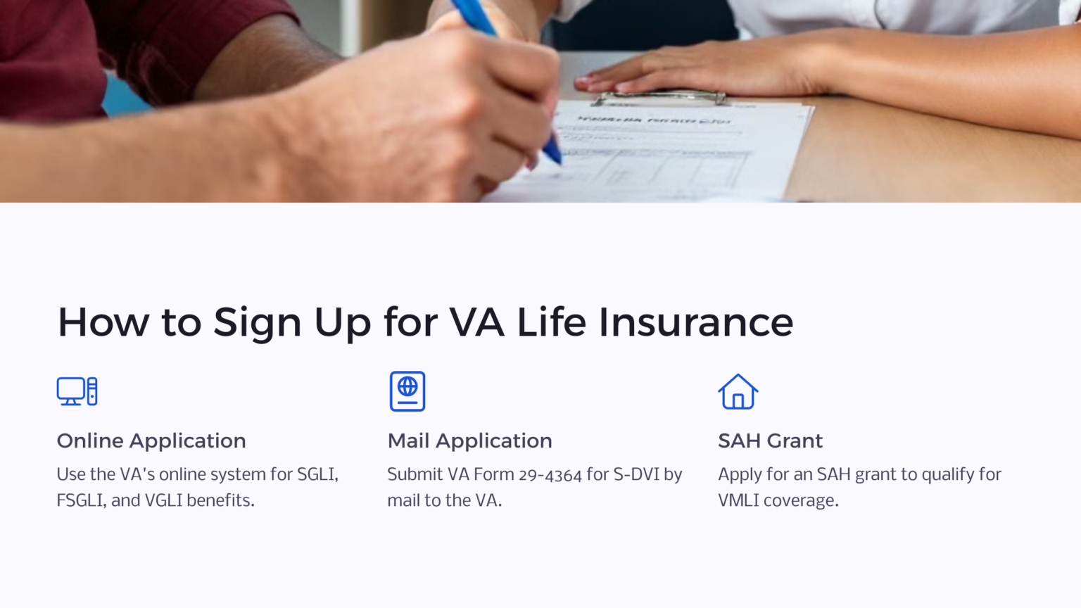 6 Types of VA Life Insurance