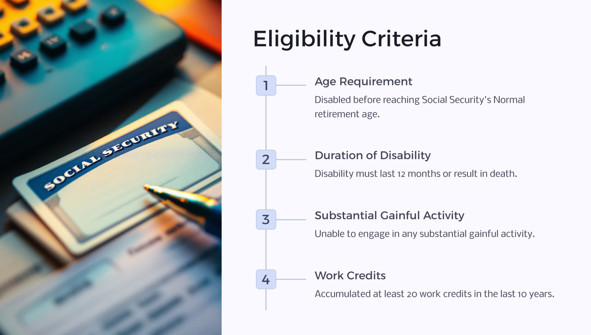 Social Security Disability Requirements