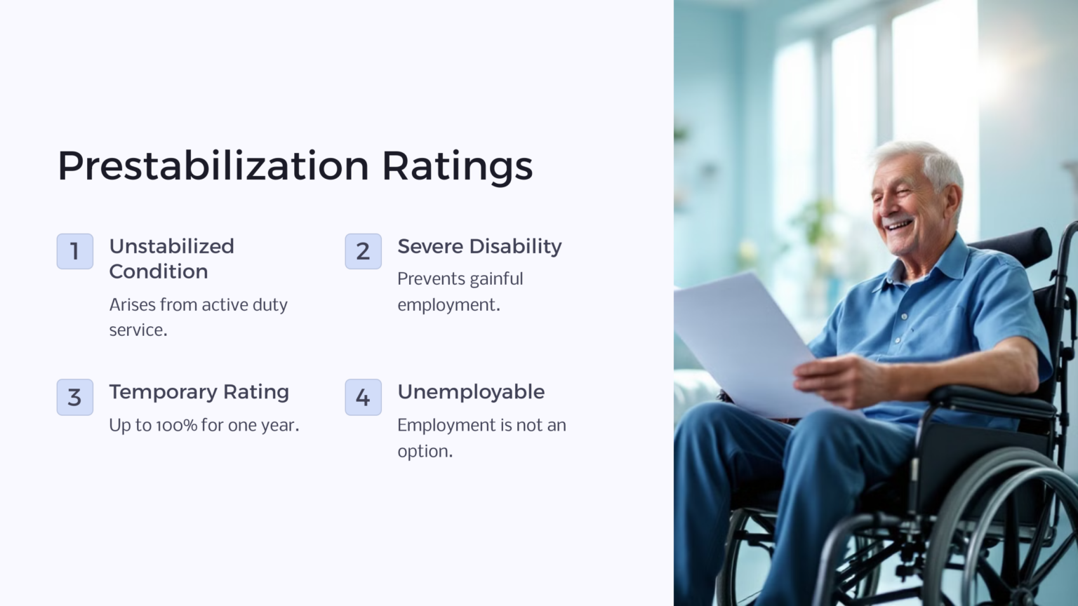 3 Types of Temporary Total Disability Ratings