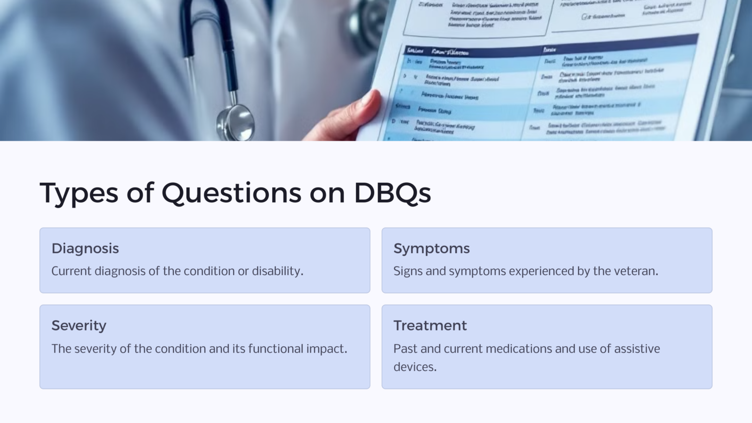 What Is a Disability Benefits Questionnaire (DBG)?