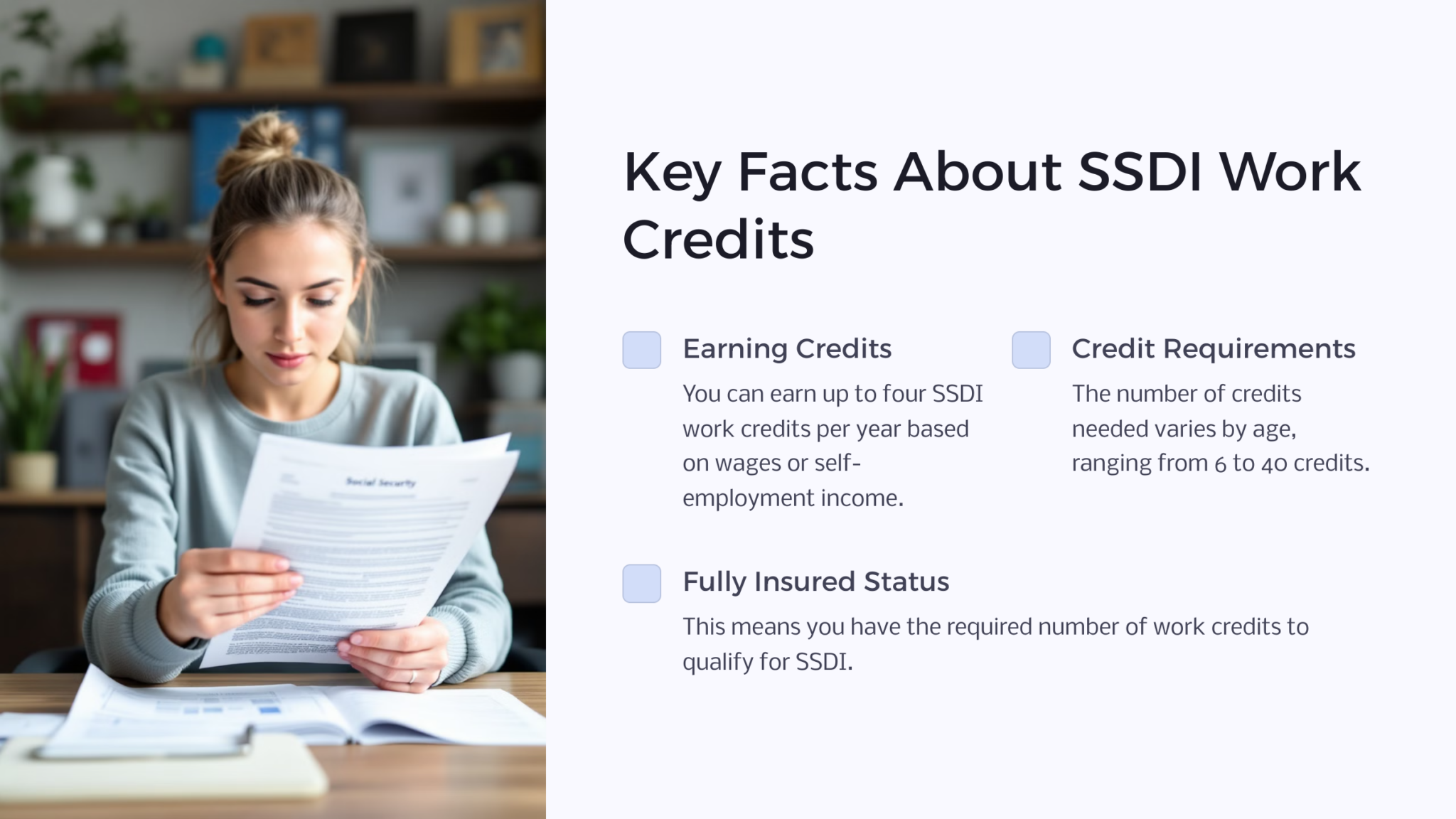 SSDI - Understanding Work Credits