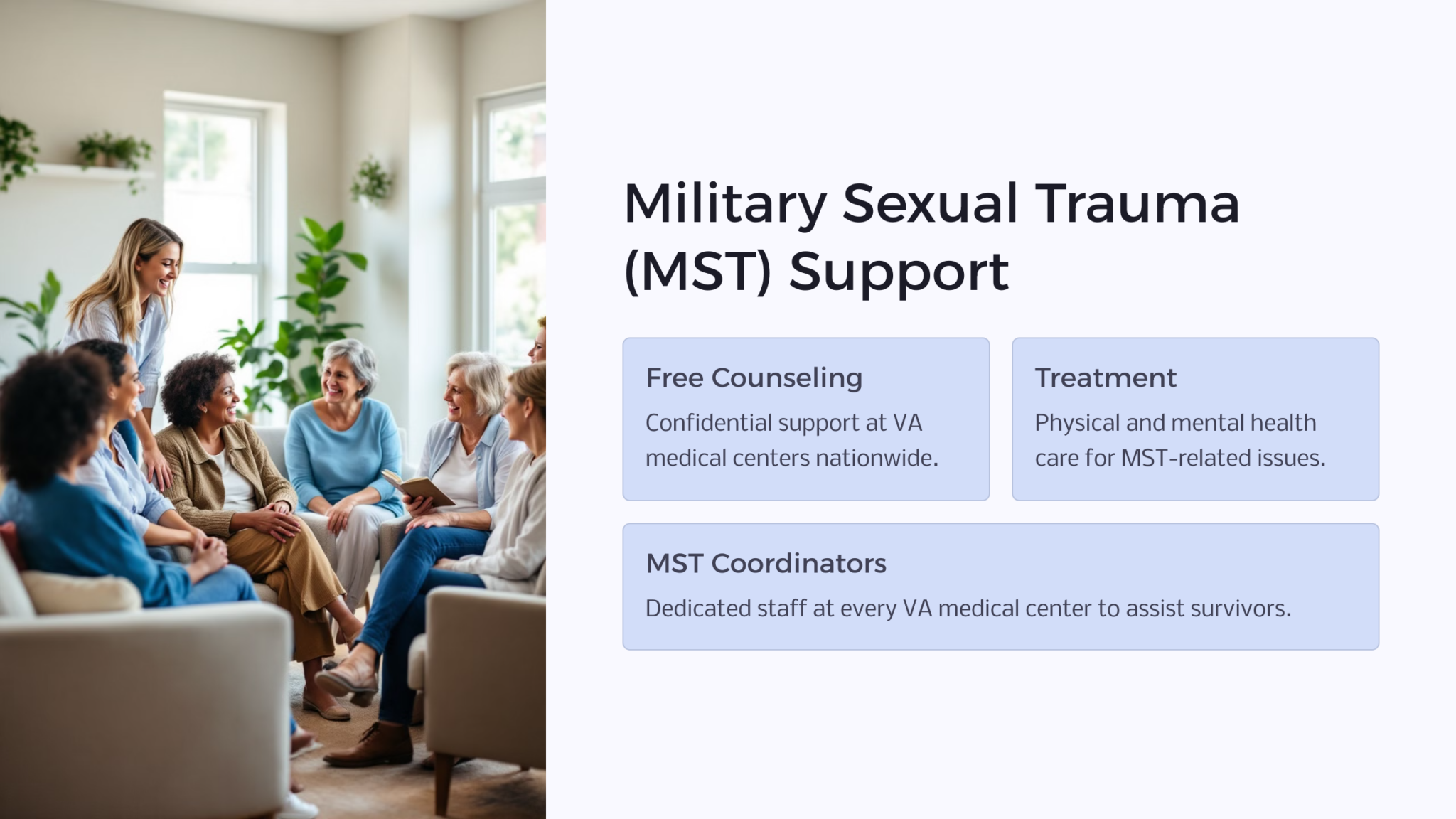 6 Programs and Services for Women Veterans
