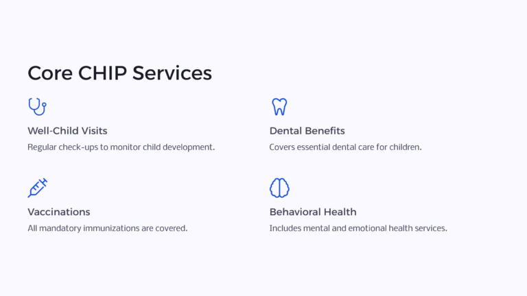 9 Services Covered by the Childrenﾒs Health Insurance Program (CHIP)