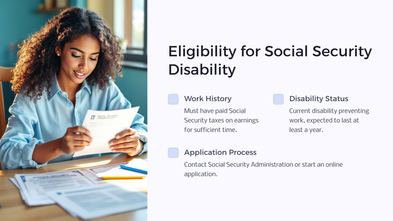 Social Security Disability Application Form