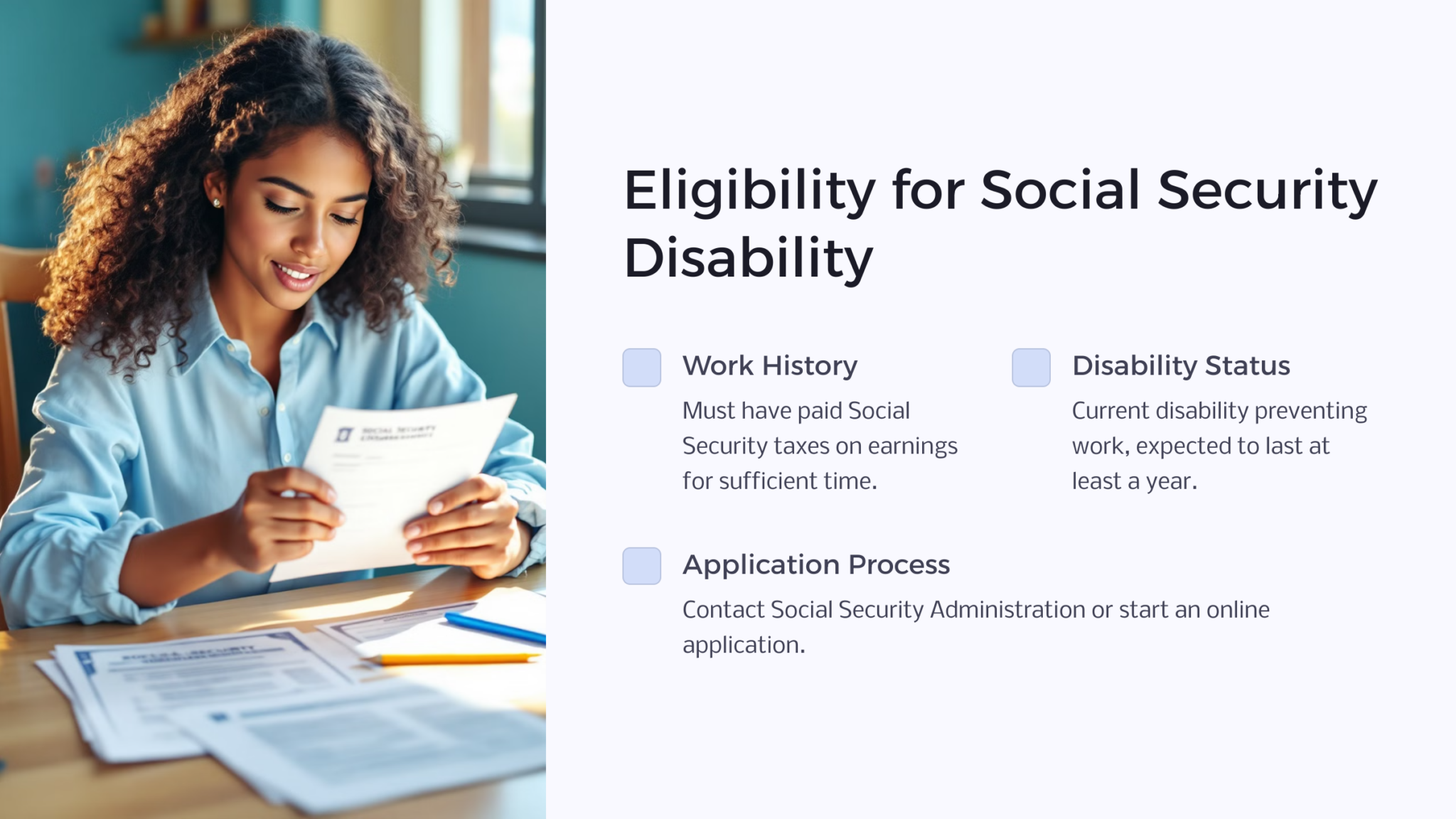 Social Security Disability Application Form