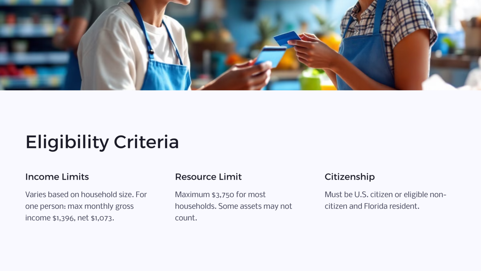 Applying For Food Stamps in Florida - Benefits.com - We Make Government ...