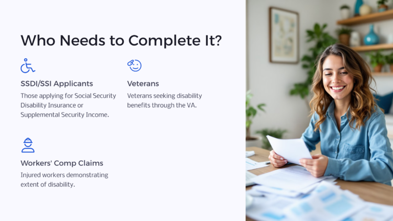 How to Complete the Disability Function Report - Benefits.com - We Make ...