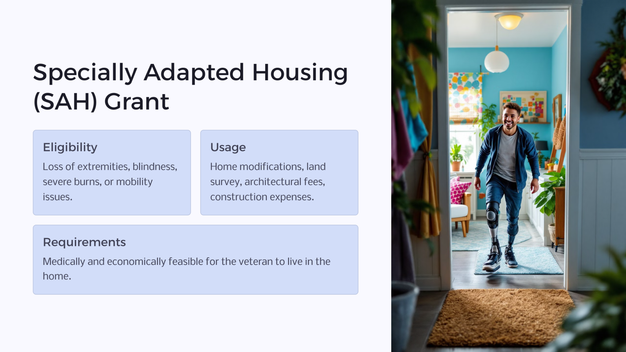 Housing Grants and Programs for Disabled Veterans