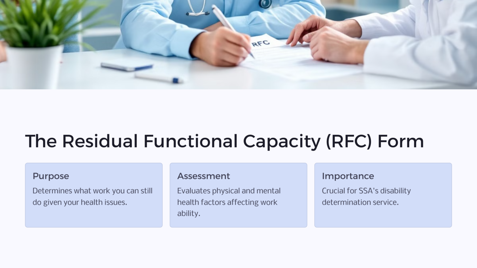 Social Security Doctor’s Forms: A Guide for SSDI Application - Benefits ...