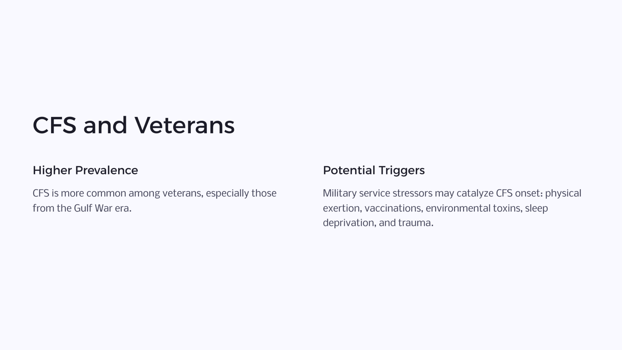 VA Rating for Chronic Fatigue Syndrome - Benefits.com - We Make ...