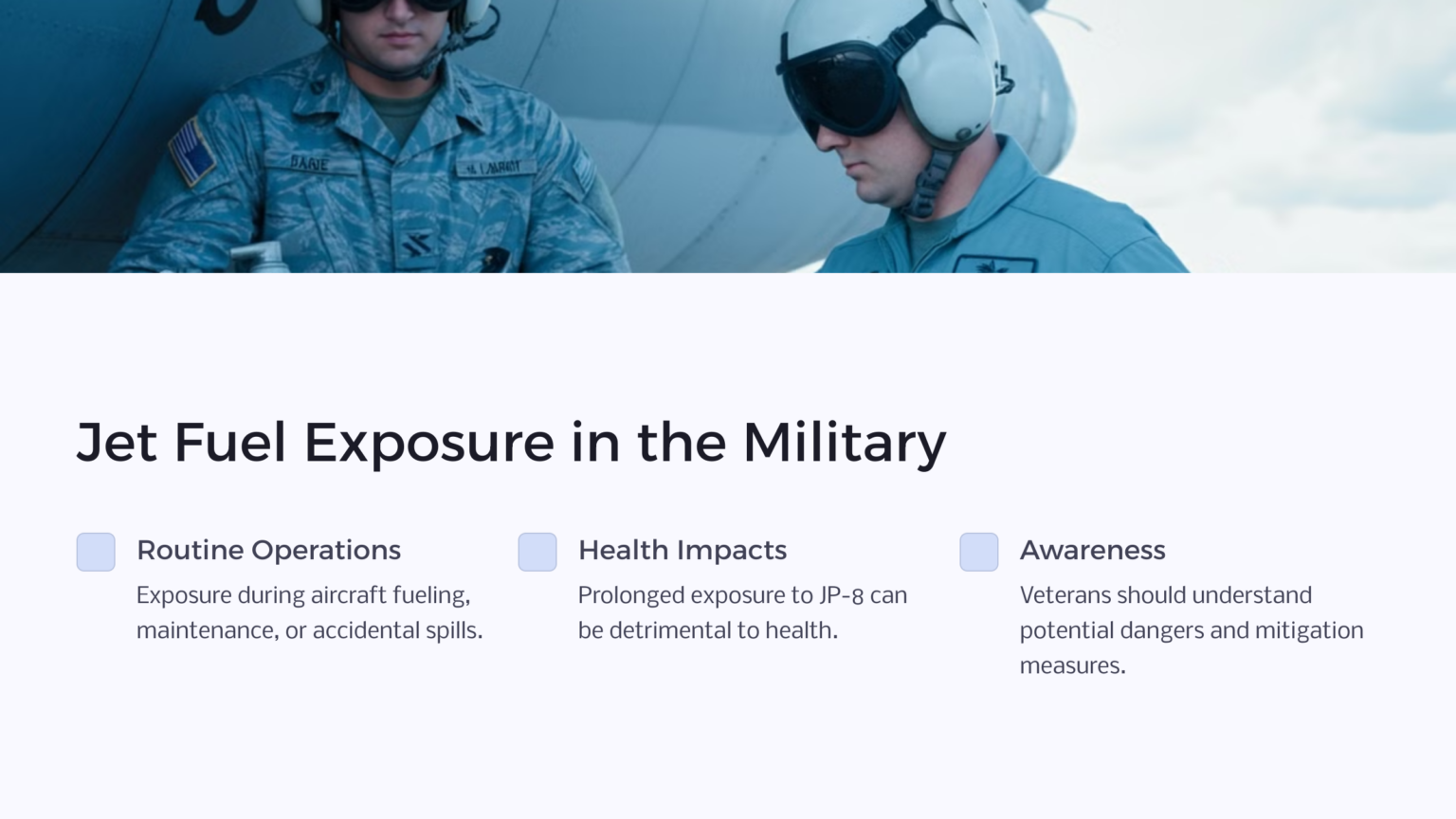 Understanding VA Benefits: Educating Veterans Exposed to Jet Fuel ...