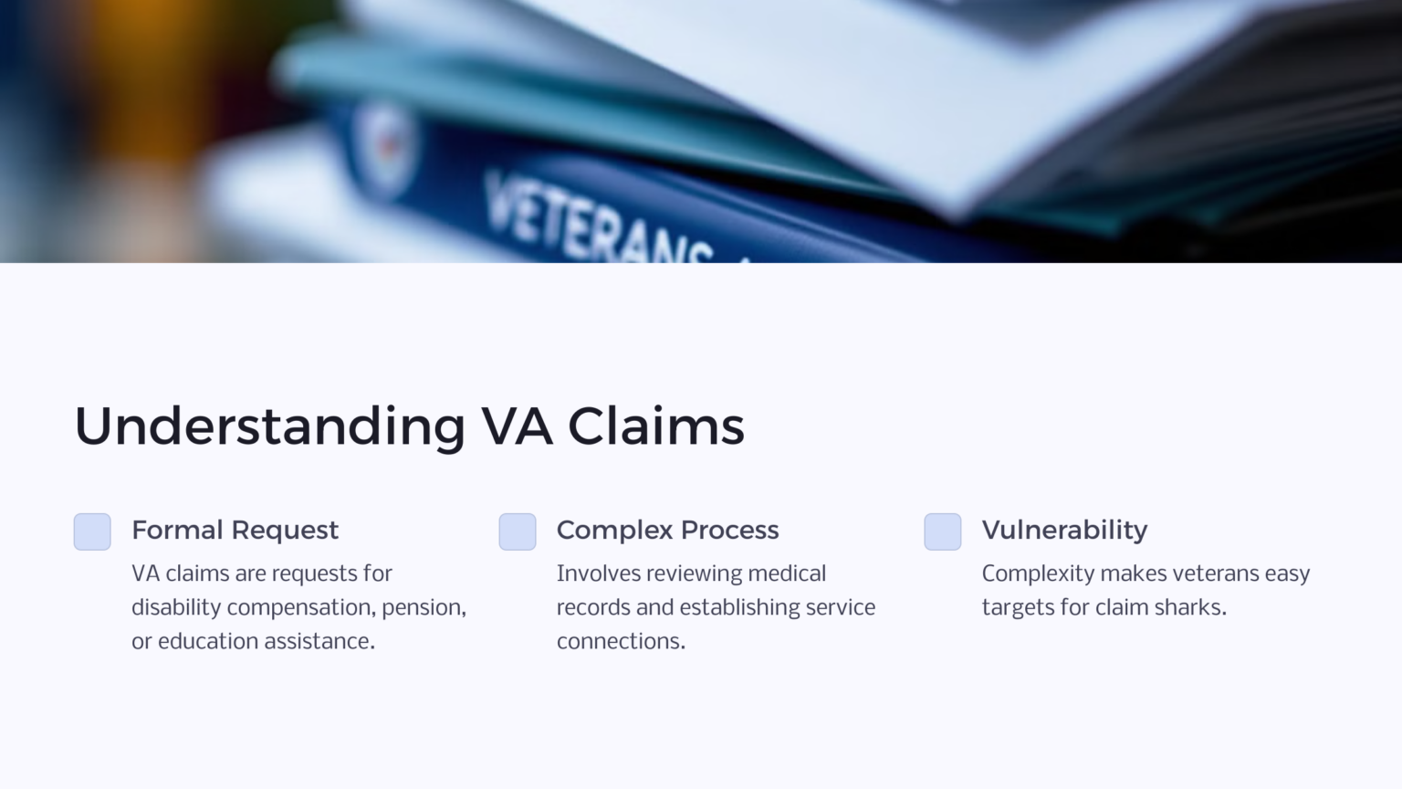 How to Avoid VA Claim Sharks - Benefits.com - We Make Government ...