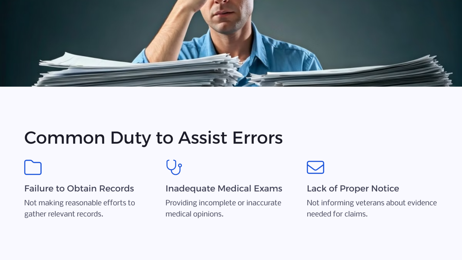What Are "Duty to Assist" Errors and How to Deal With Them - Benefits.com - We Make Government ...