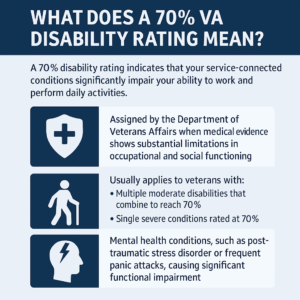 70% VA Disability Rating: Benefits, Pay, and Next Steps - Benefits.com ...