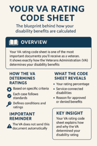 Using the VA Rating Code Sheet - Benefits.com - We Make Government Benefit Program Information ...