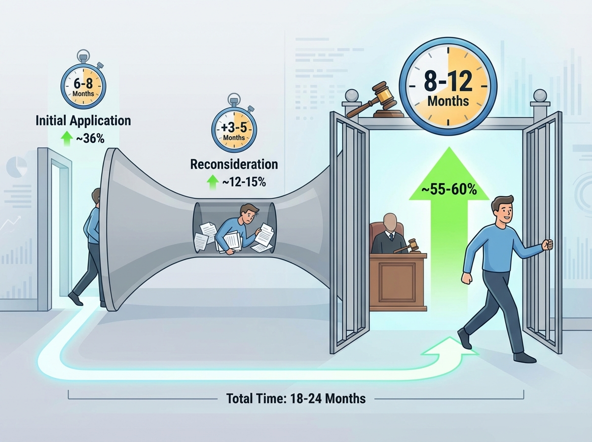 SSDI Approval Rate By Age