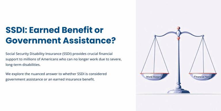 Is SSDI Considered Government Assistance? - Benefits.com - We Make ...